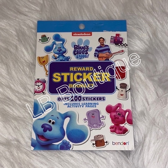 Nickelodeon | Art | Blues Clues Sticker Book New Kids School Office ...